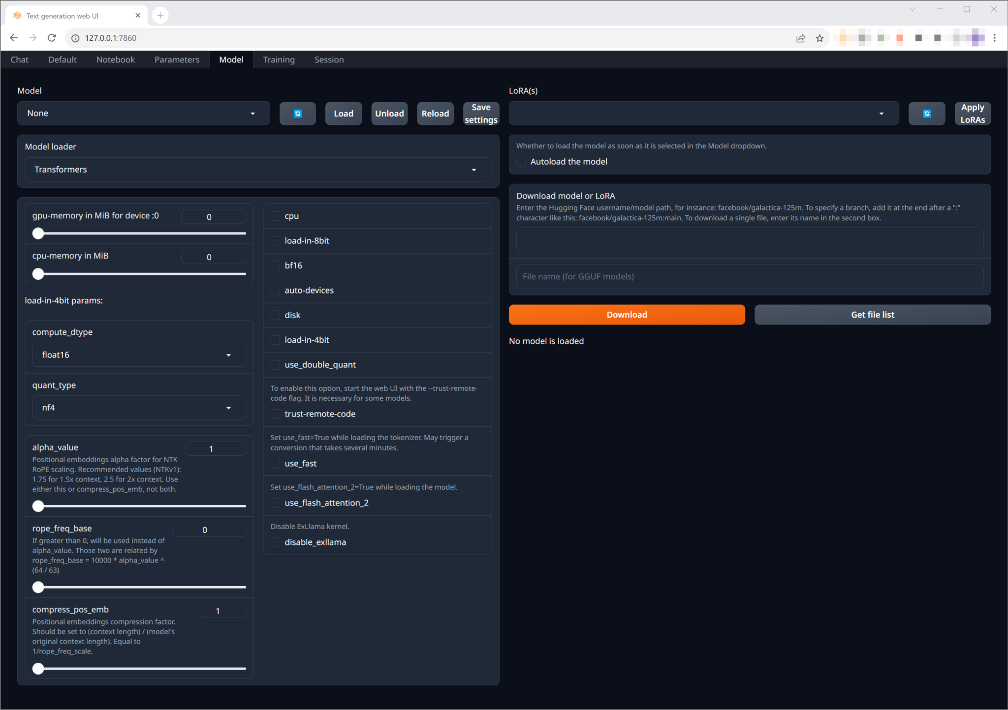Text generation web UI で日本語 LLM の CyberAgentLM2-7B を使用する方法 | hiroの長い長い冒険日記